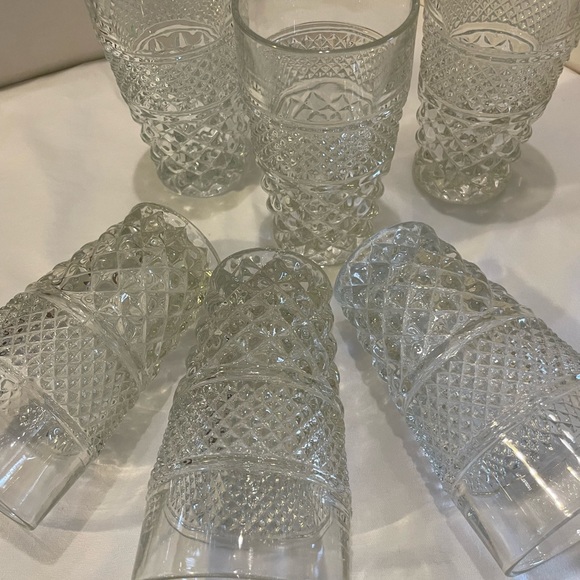 Anchor Hocking | Dining | Vintage Anchor Hocking Wexford Diamond ...